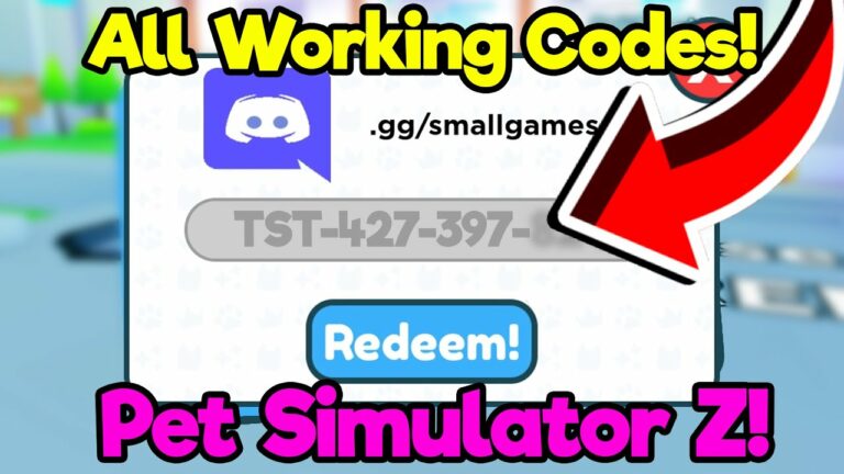 Pet Simulator Z codes October 2025 TodoRBX