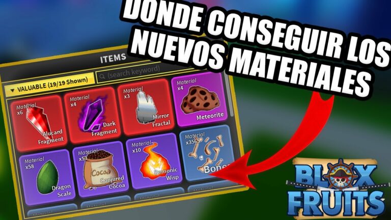 Precio de Todas las Frutas de Blox Fruits - TODORBX 2025